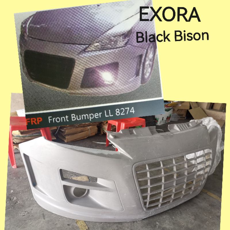 Exora Black Bison Front Bumper (LL8274) Fiberglass Without Paint ...