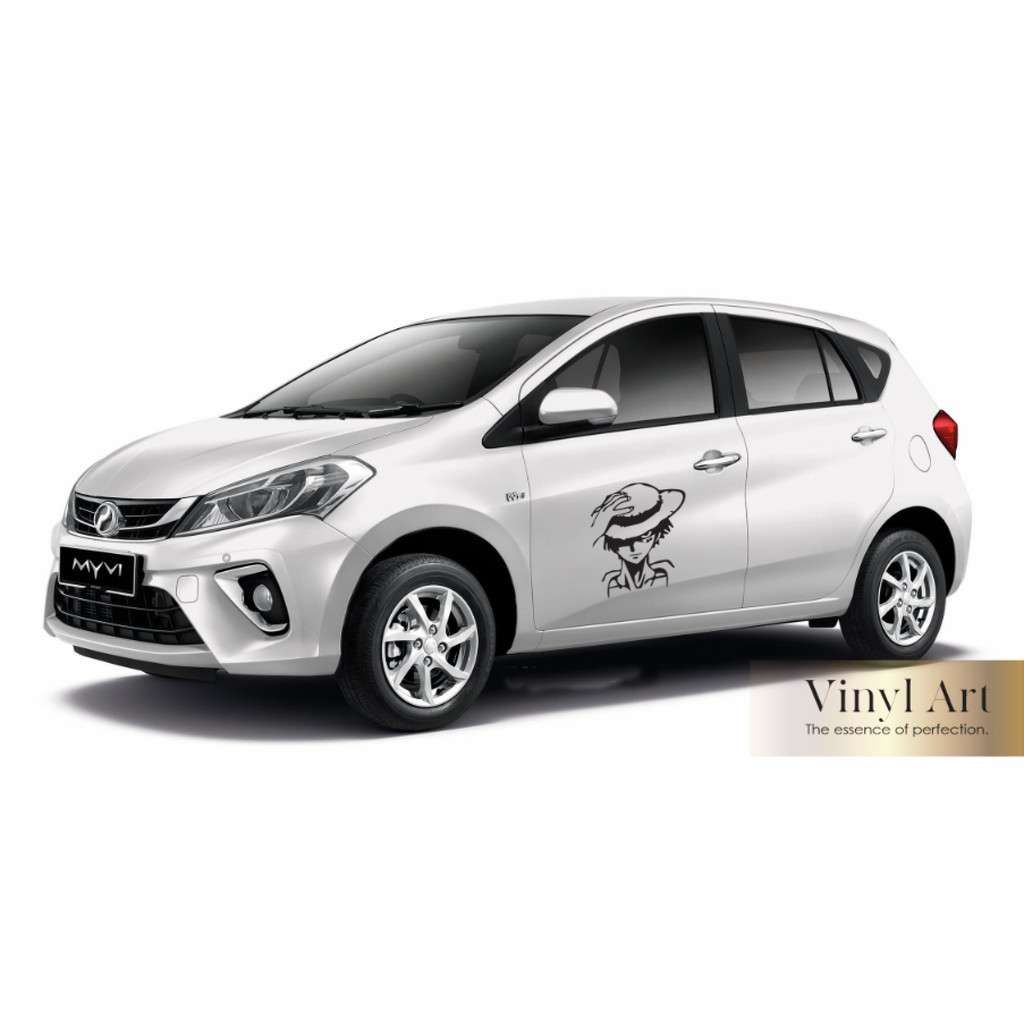 Vinyl_Art One Piece Monkey D Luffy, Car stickers, Car decal, Perodua ...