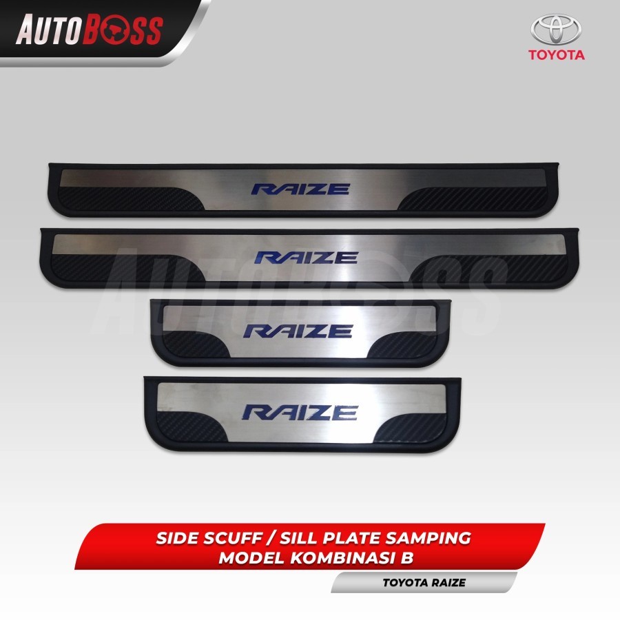 SILLPLATE / SIDE PLATE SILL FOR TOYOTA RAIZE 2021 EXCLUSIVE CARBON ...