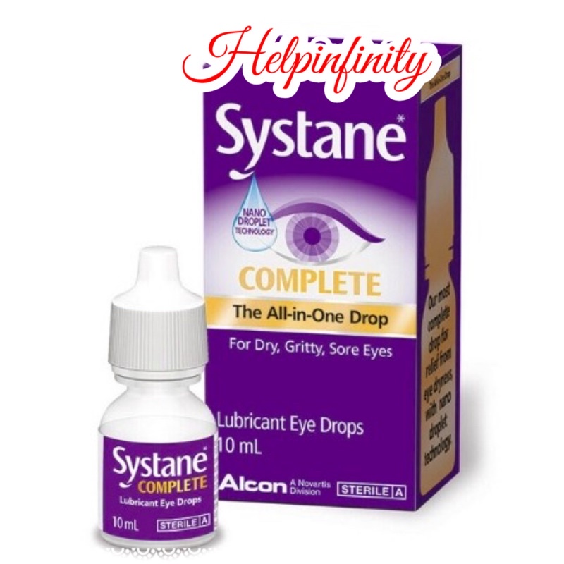 Alcon Systane Complete The All-in-One Lubricant Eye Drops 10ml | Shopee ...