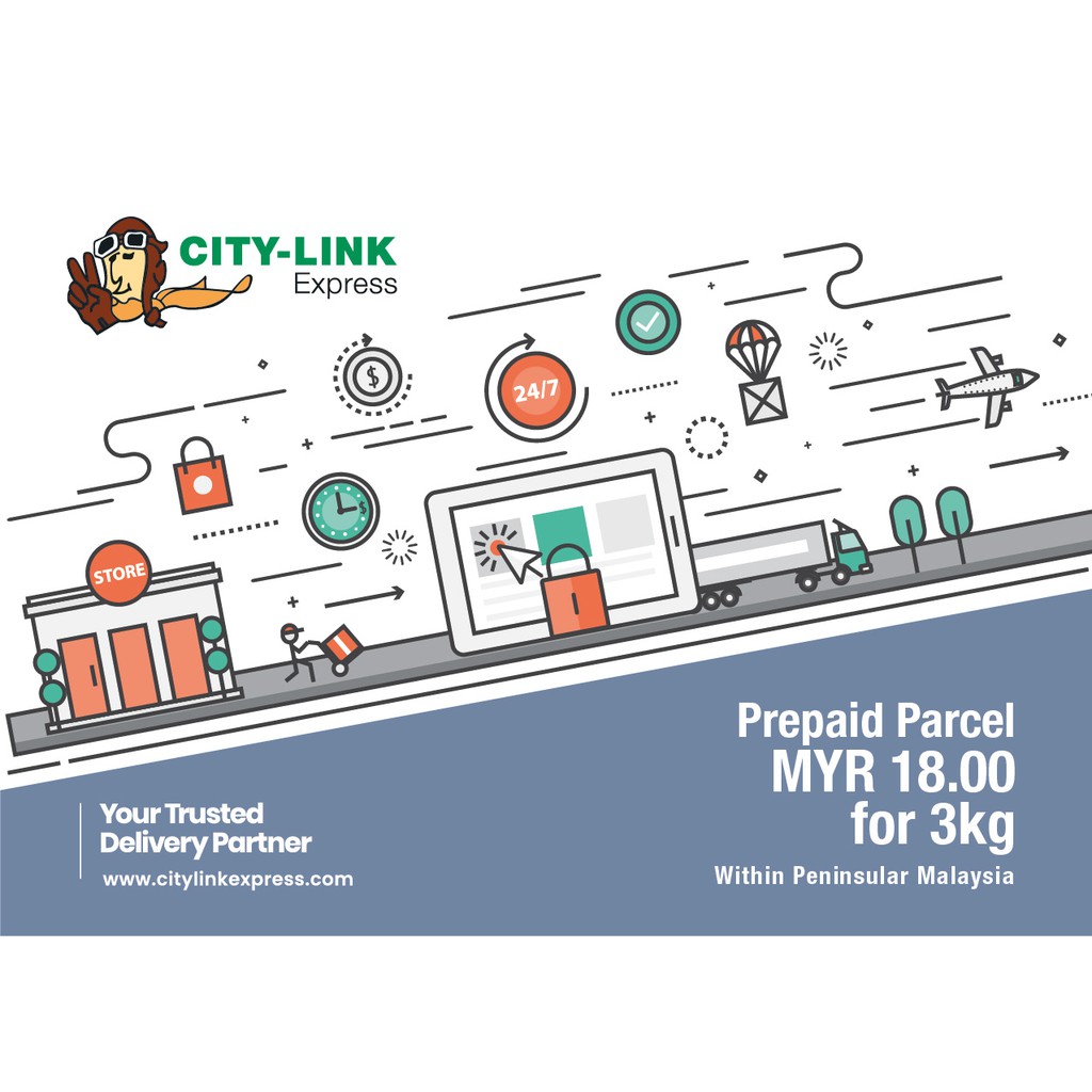 City-Link Express Prepaid Parcel Destination Within Peninsular Malaysia ...