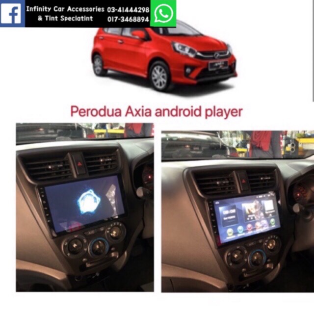 Perodua Axia 2014-2022 Android Player With Casing | Shopee Malaysia