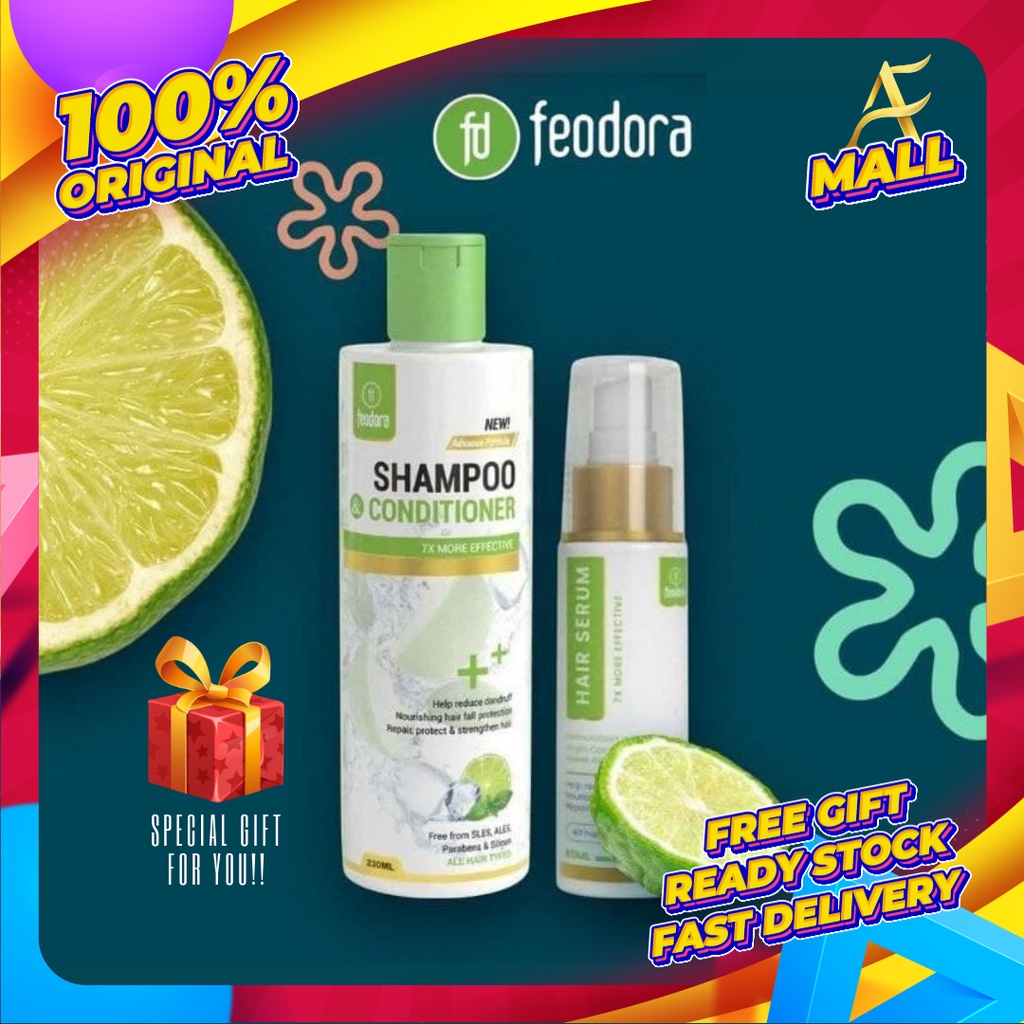 [100% ORIGINAL FROM HQ] FEODORA Shampoo & Conditioner untuk Merawat ...