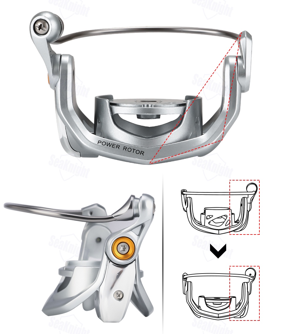 SeaKnight RAPID II 6.2:1 4.7:1 Anti-corrosion 2000H-6000 Spinning Reel ...