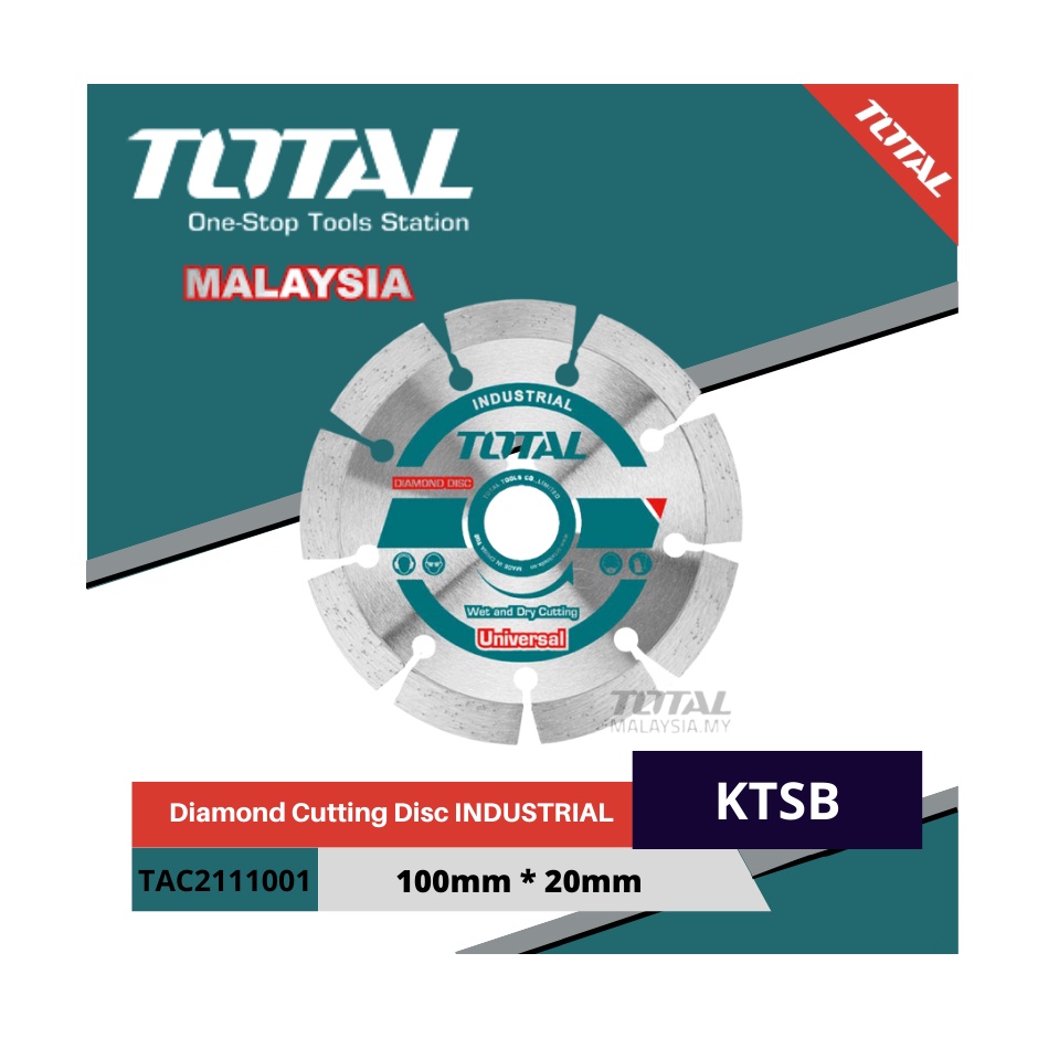 TAC2111001 Diamond Cutting Disc | TOTAL SEGMENT DIAMOND CUTTING DISC ...