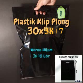 HITAM Plastic Clips Black 30X38+7 10 Sheets Plastic POND Plastic ...
