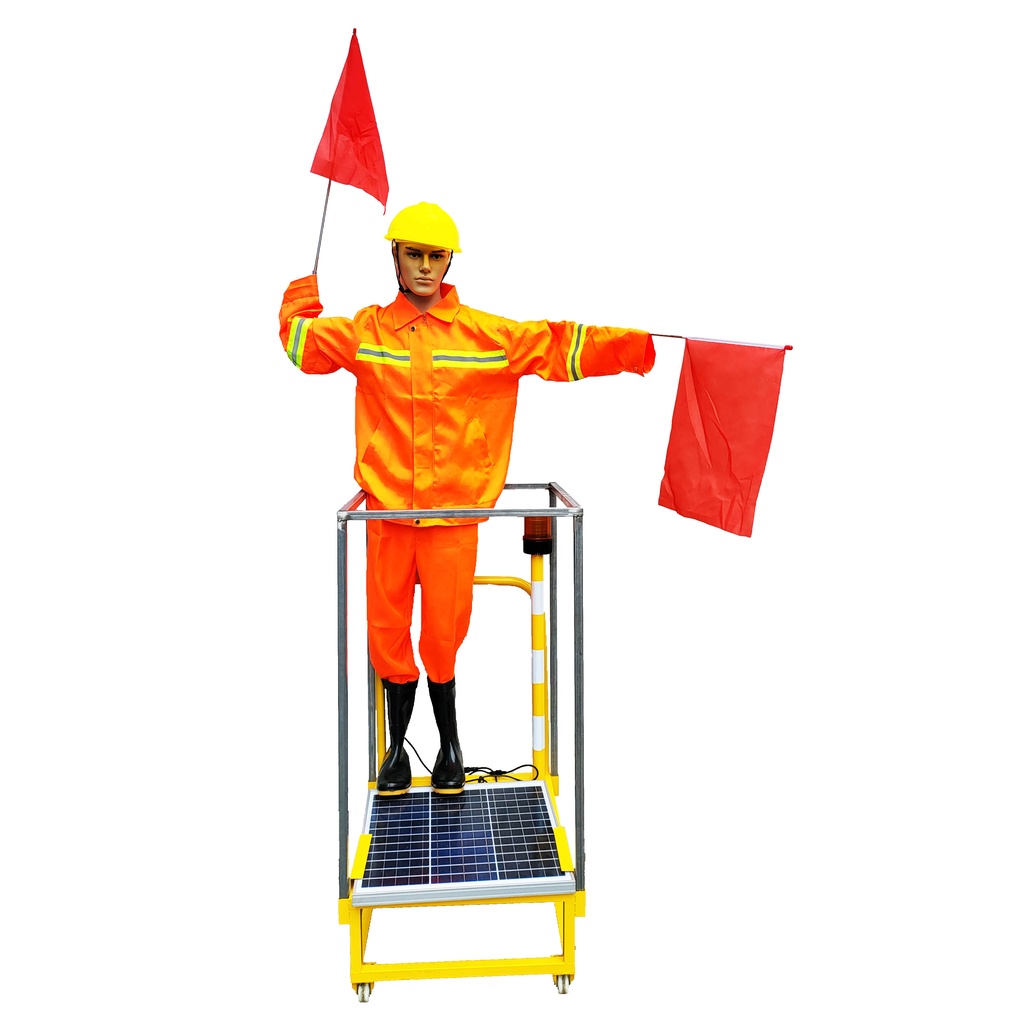 SOLAR TRAFFIC CONTROL GUIDE MANNEQUIN | Shopee Malaysia