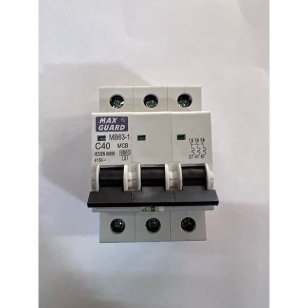 [SIRIM APPROVED] MAXGUARD MCB 1 POLE MCB 6A 10A 16A 20A 32A Miniature ...