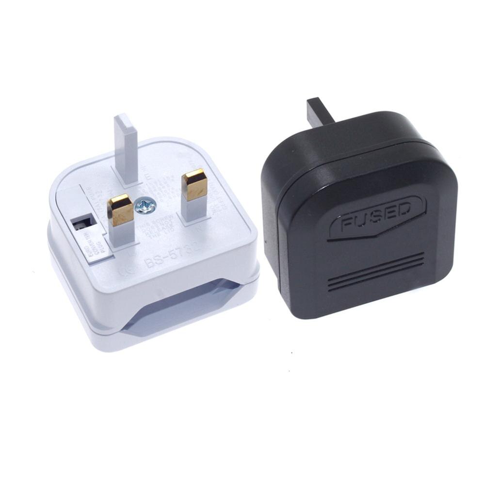 European Euro EU 2 Pin to UK 3Pin Power Socket Travel Plug Adapter ...