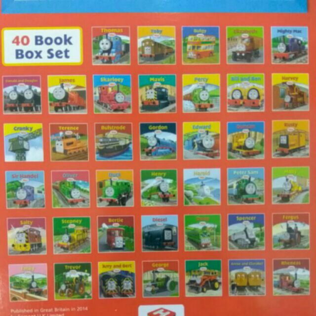 Thomas and Friends Story Library 40 Book Box set | Shopee Malaysia