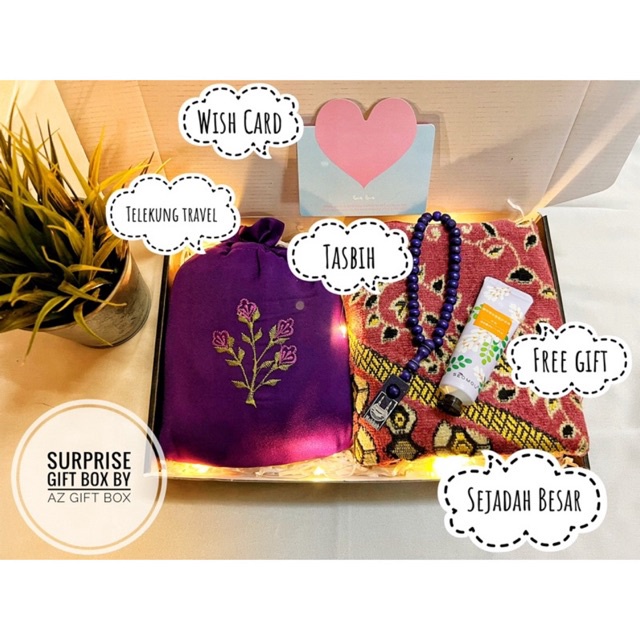 RAMADHAN SURPRISE GIFT BOX TELEKUNG TRAVEL / SET SEMBAHYANG - Hadiah ...