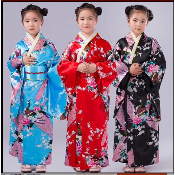 Bap.t.035 Traditional Kimono Japanese Costume Girls Set | Shopee Malaysia