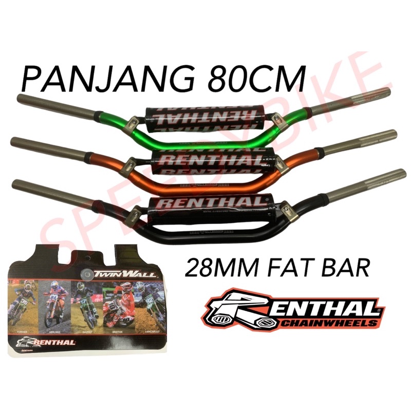RENTHAL HANDLE CROSS BAR 28MM handlebar Fat bar | Shopee Malaysia