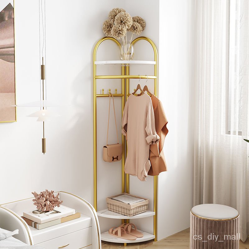 coat rack floor simple Italian storage rack room corner hanger ...