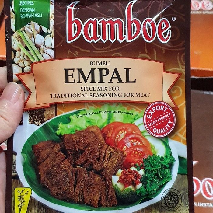HALAL Bamboe Perencah Bumbu Indonesian Instant Balado Ayam Bakar Rujak ...