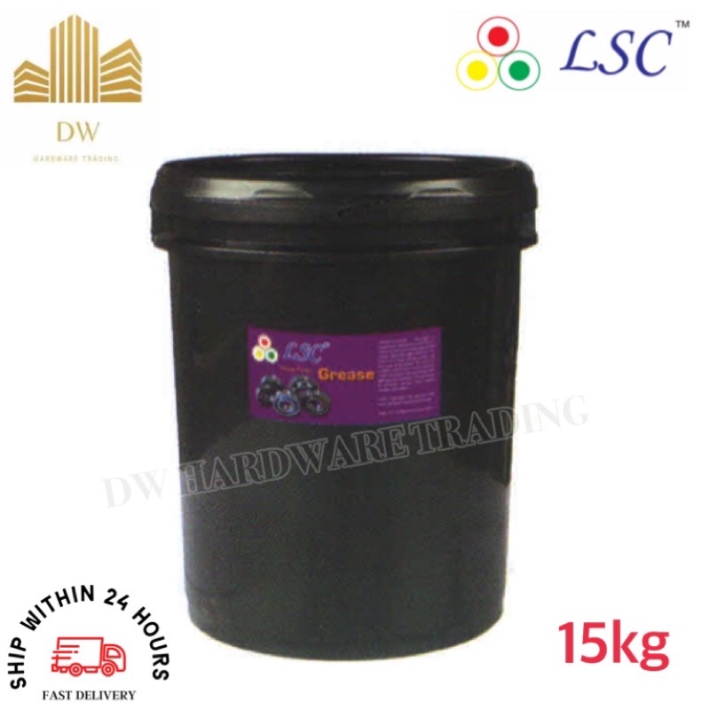 🔥Ready Stock🔥15kg LSC Heavy Duty Grease / LSC Wheel Bearing Grease Heavy Duty Multi-Purpose ...