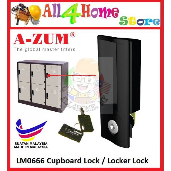 AZUM Cupboard Lock Locker Lock LM666 / CYBER Lock Locker Lock 3216-20 ...