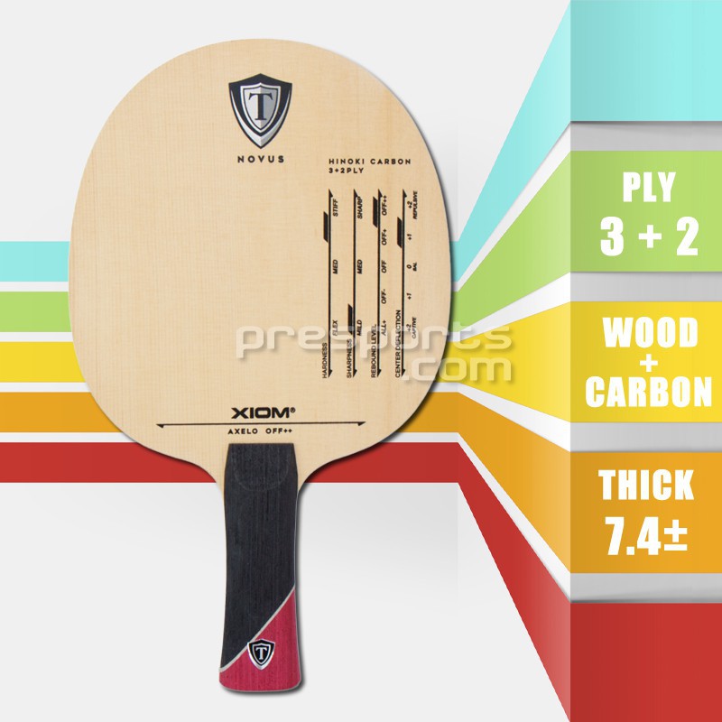 Xiom NOVUS Axelo Table Tennis Blade | Shopee Malaysia