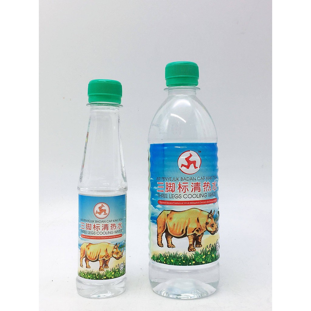 [Cap Kaki Tiga] Three Legs Brand Cooling Water 200ml / 500ml | Shopee ...