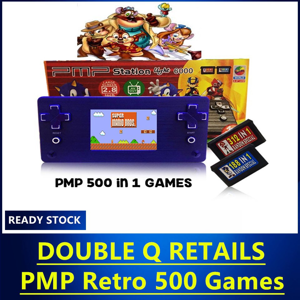 PMP Retro Game Handheld Player With 500+312+188 In 1 Games | Shopee ...