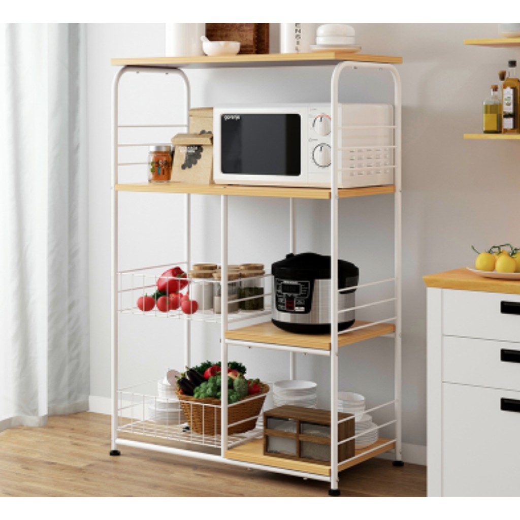 Kitchen Rack Kitchen Shelf Kitchen Organizer Oven Rack Rak Dapur Rak ...