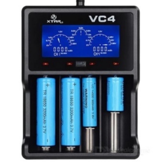 Authentic XTAR VC4 SMART FAST CHARGING Battery Charger AWT 14500 16340 ...