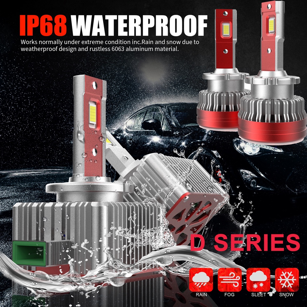 D series double-sided lamp beads LED headlights M30 in-line car lights ...