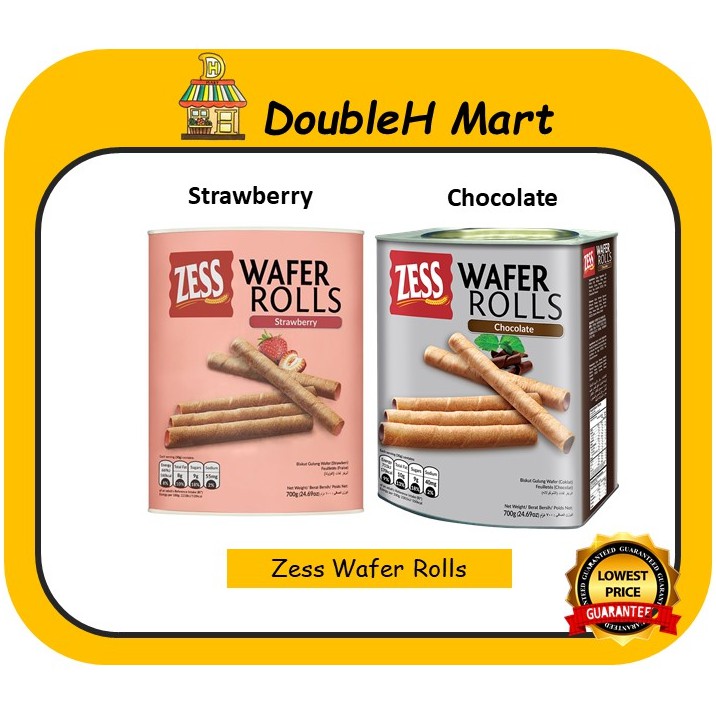ZESS WAFER ROLLS Chocolate / Strawberry / Tiramisu 700g | Shopee Malaysia