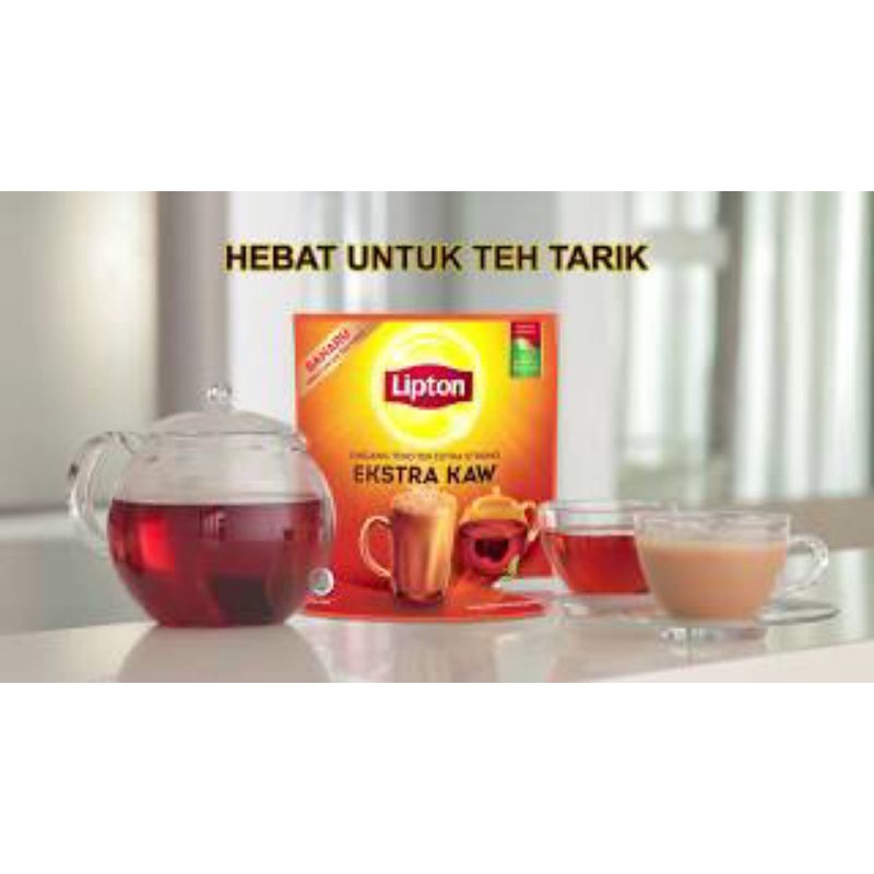 Pre Order: Lipton Yellow Label Potbags Extra Strong Ekstra Kaw Black ...