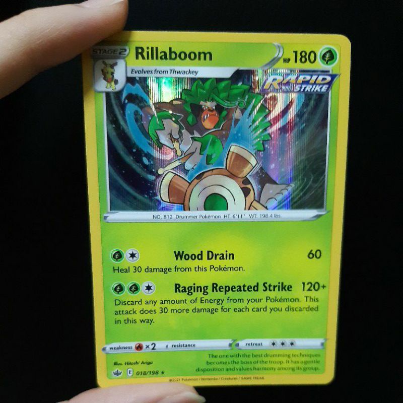 Pokemon Card TCG: Chilling Reign: Beedrill/ Weavile/ Rillaboom ...