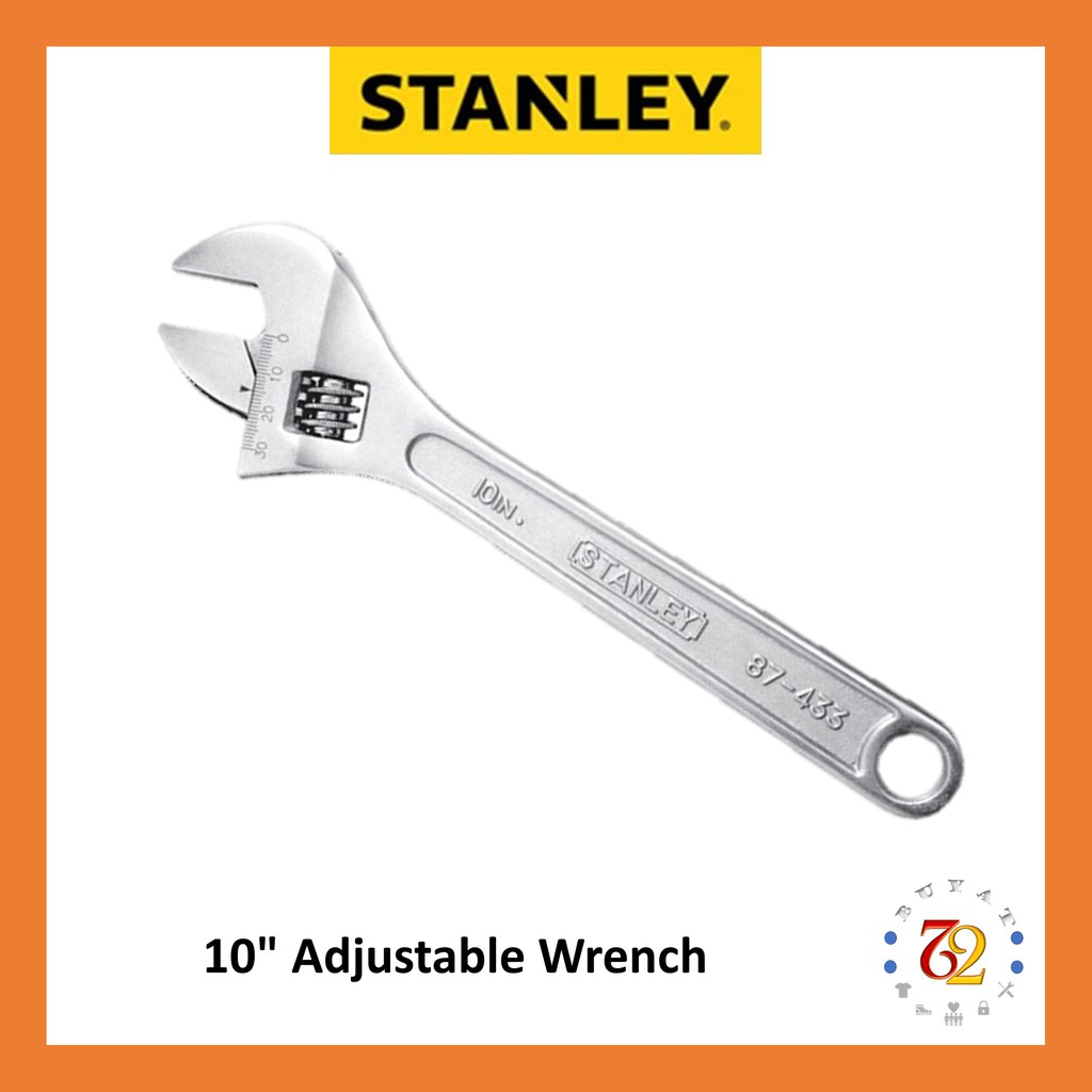 STANLEY 10” Adjustable Wrench / Spanner – STMT87433-8 | Shopee Malaysia