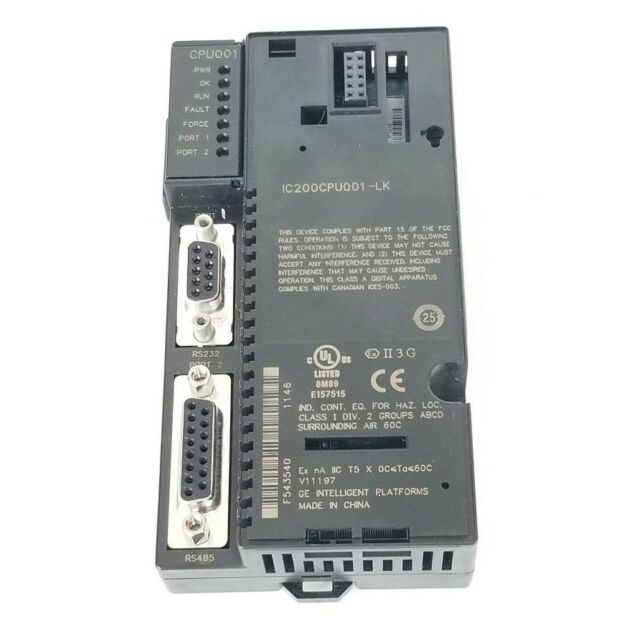 GE Fanuc Versamax PLC CPU IC200CPU001 | Shopee Malaysia
