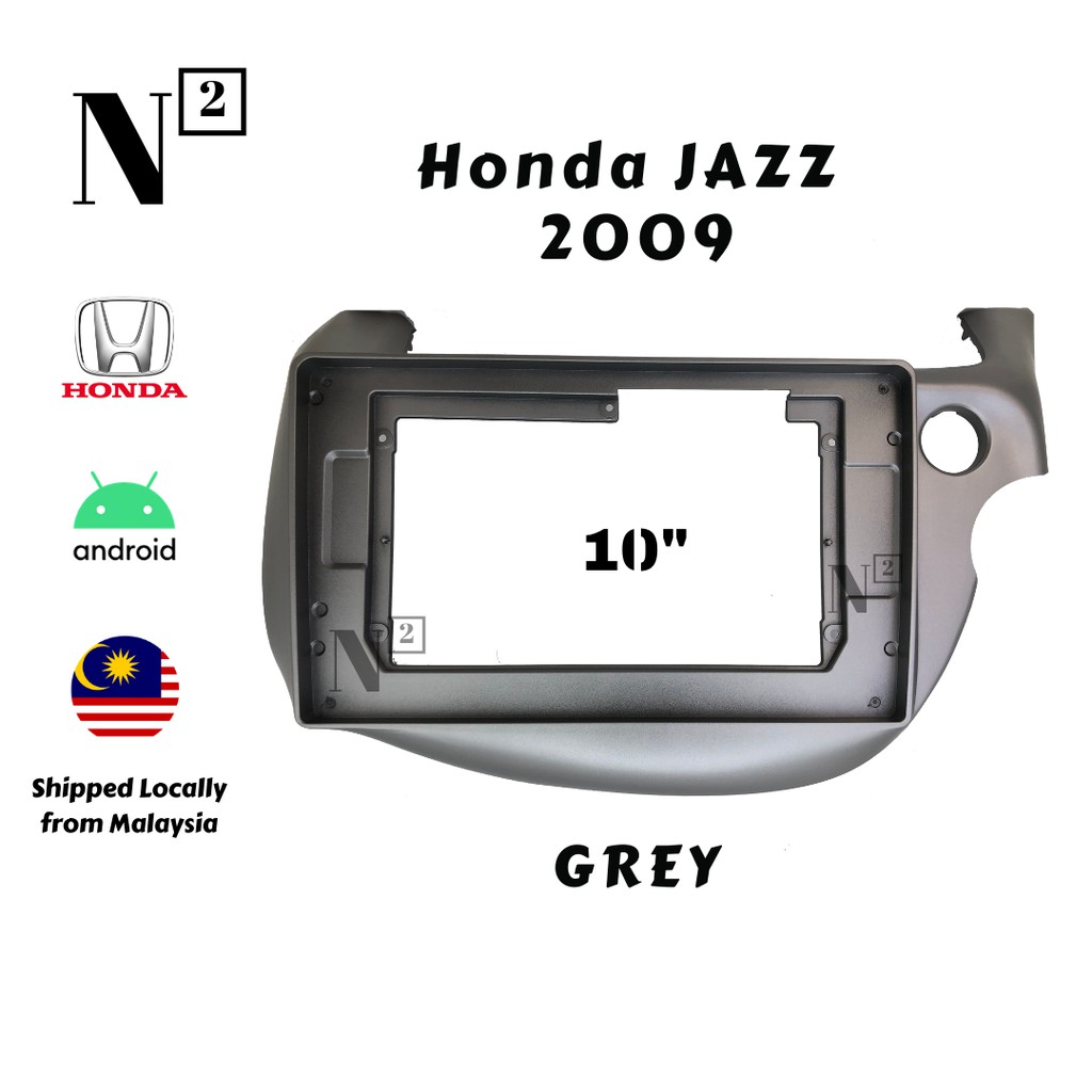 Android Player Casing - 10" Honda Jazz 2009 (Plug and Play Power Socket ...