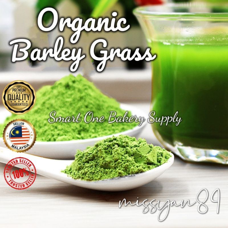 1KG Organic Pure Barley Grass Powder 大麦若叶青汁粉 Alkaline Detox Superfood ...