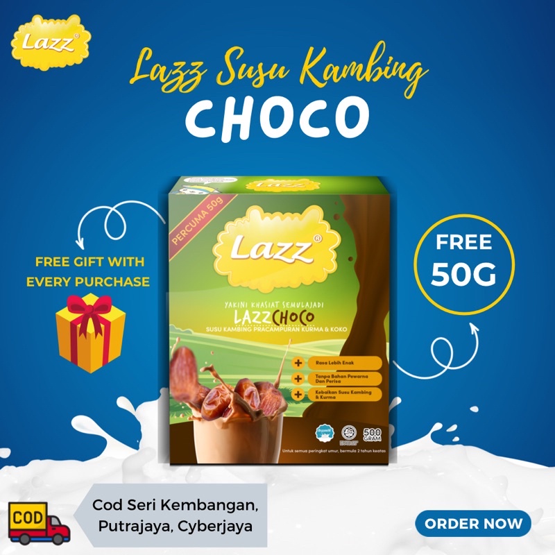 Susu Kambing Lazz Perisa Choco 500g | Shopee Malaysia