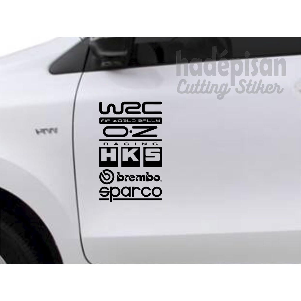 WRC Car Cutting Sticker Body and Car Sticker | Shopee Malaysia