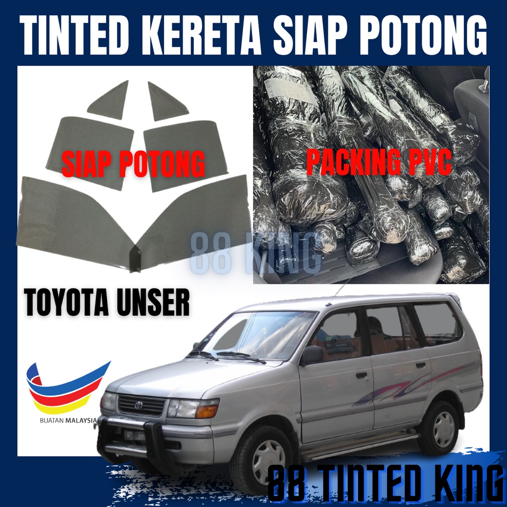 Tinted Kereta Toyota Unser 4 Pintu Siap Potong / Car Tinted Unser 4 ...