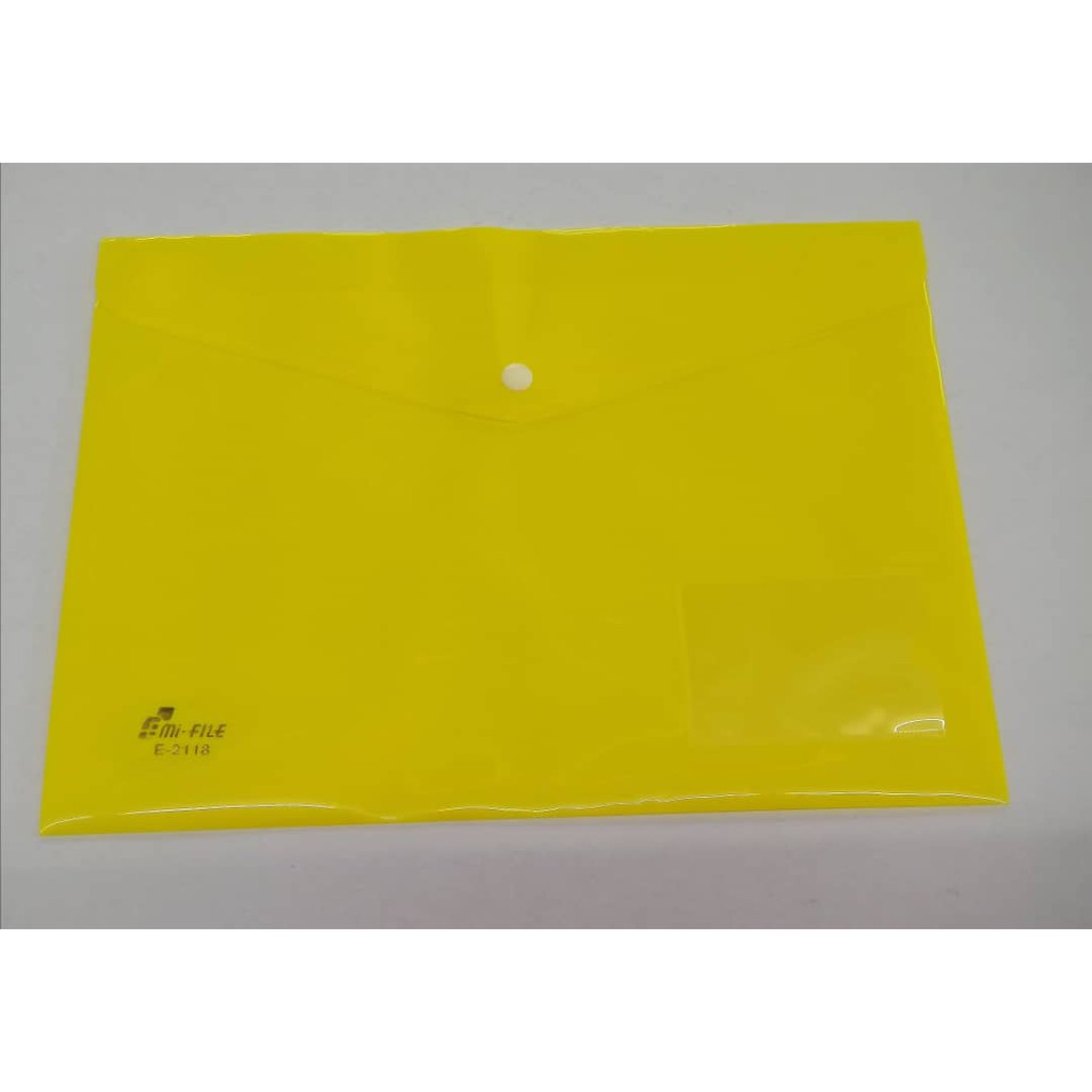 Emi File Button File A4 Size Envelope With Small Pocket (E-2118 ...