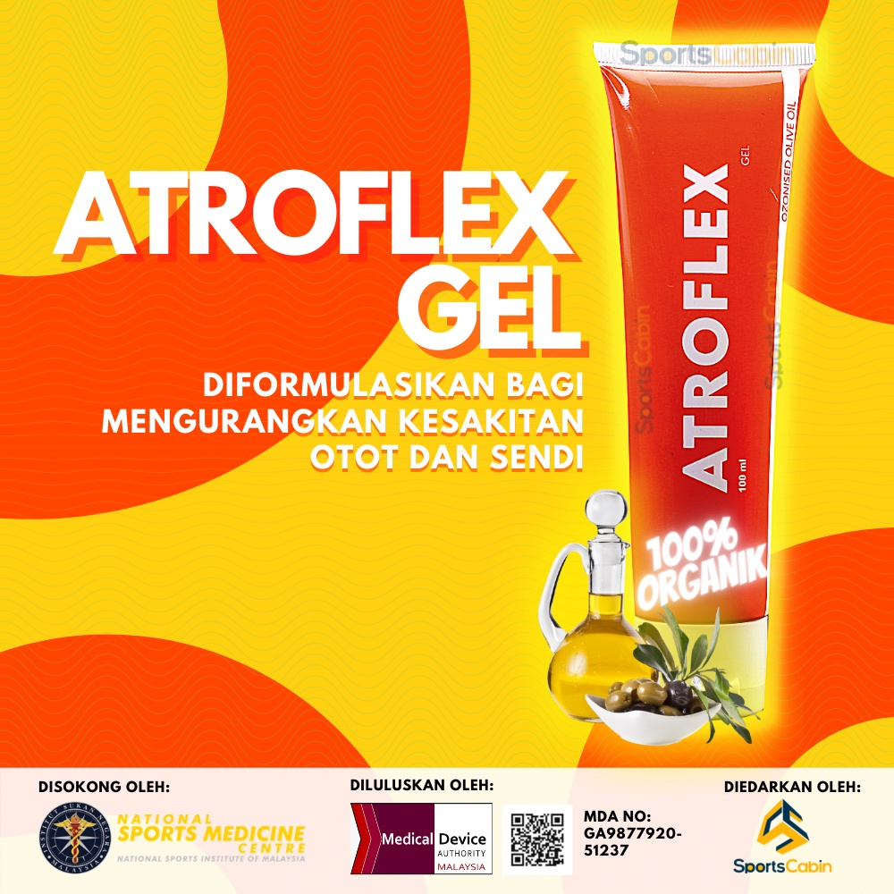 Atroflex Gel (50ml / 100ml) Krim | Gel | Sakit Pinggang | Sakit Kaki ...