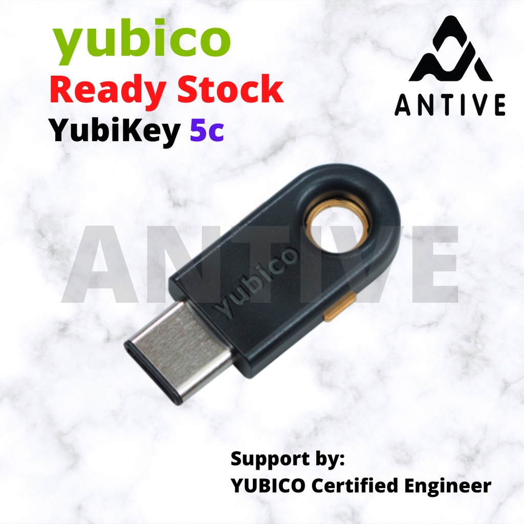 YubiKey 5c (Two factor authentication) USB Type C YubiKey | Shopee Malaysia