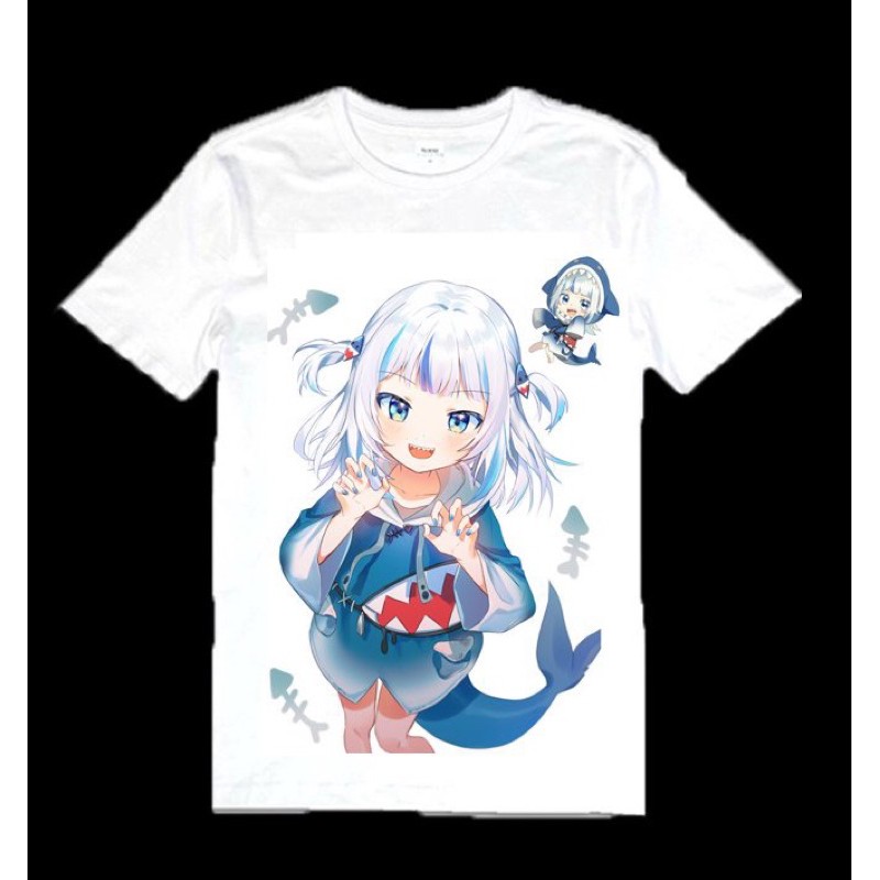Gawr Gura-Hololive shirt/ Gawr Gura-Hololive vtuber shirt | Shopee Malaysia