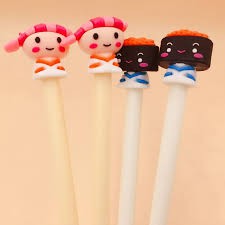 Sushi pen D32 cartoon pen cute pen kute writing gel pen | Shopee Malaysia
