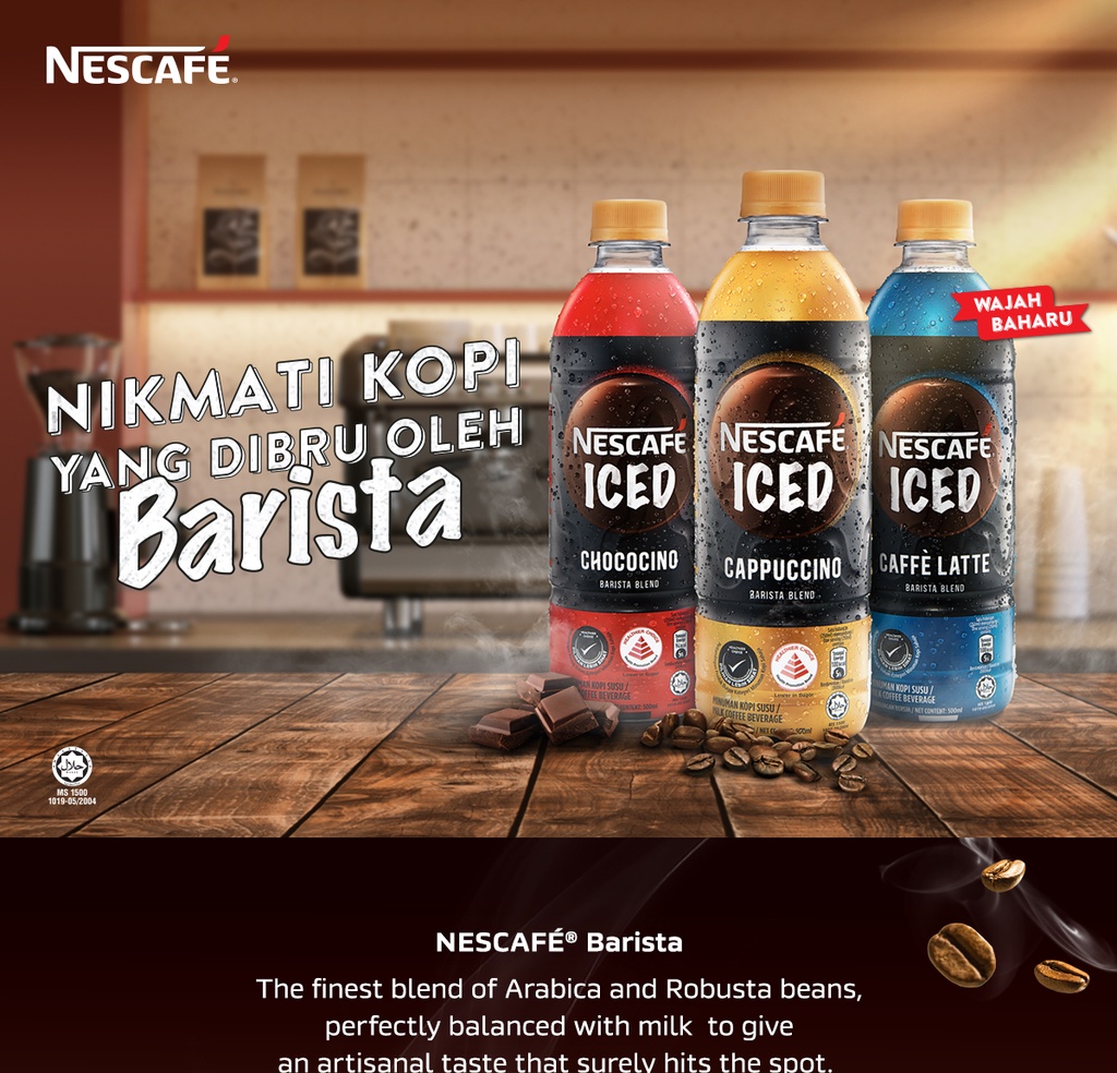 NESCAFE RTD Iced Cappuccino PET 500ml (Halal) | Shopee Malaysia