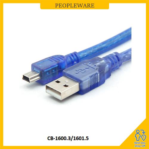 USB 2.0 to Mini 5 Pin cable ( Male to Male) | Shopee Malaysia