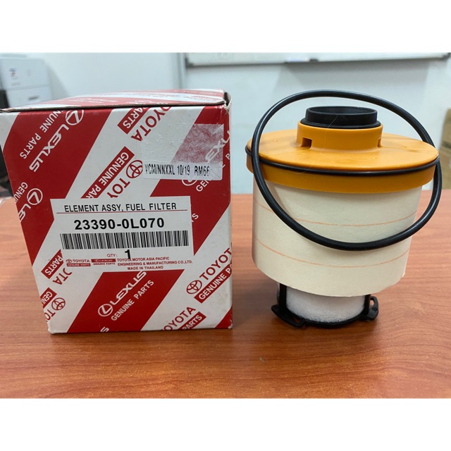 TOYOTA HILUX REVO GUN125 GUN126 (2016>) DIESEL FUEL FILTER 23390-0L070 ...
