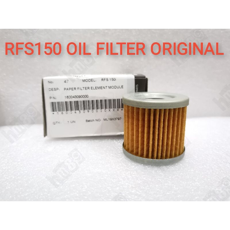 RFS150 OIL FILTER MINYAK HITAM 💯ORIGINAL | Shopee Malaysia