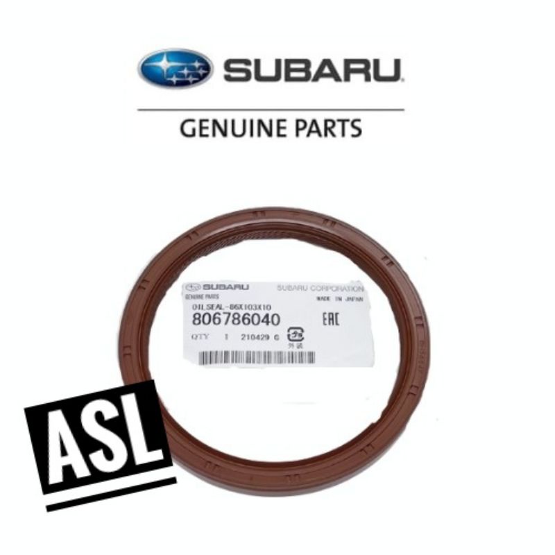 806786040 Genuine Subaru Flywheel Oil Seal Rear Main EJ EZ Engine ...