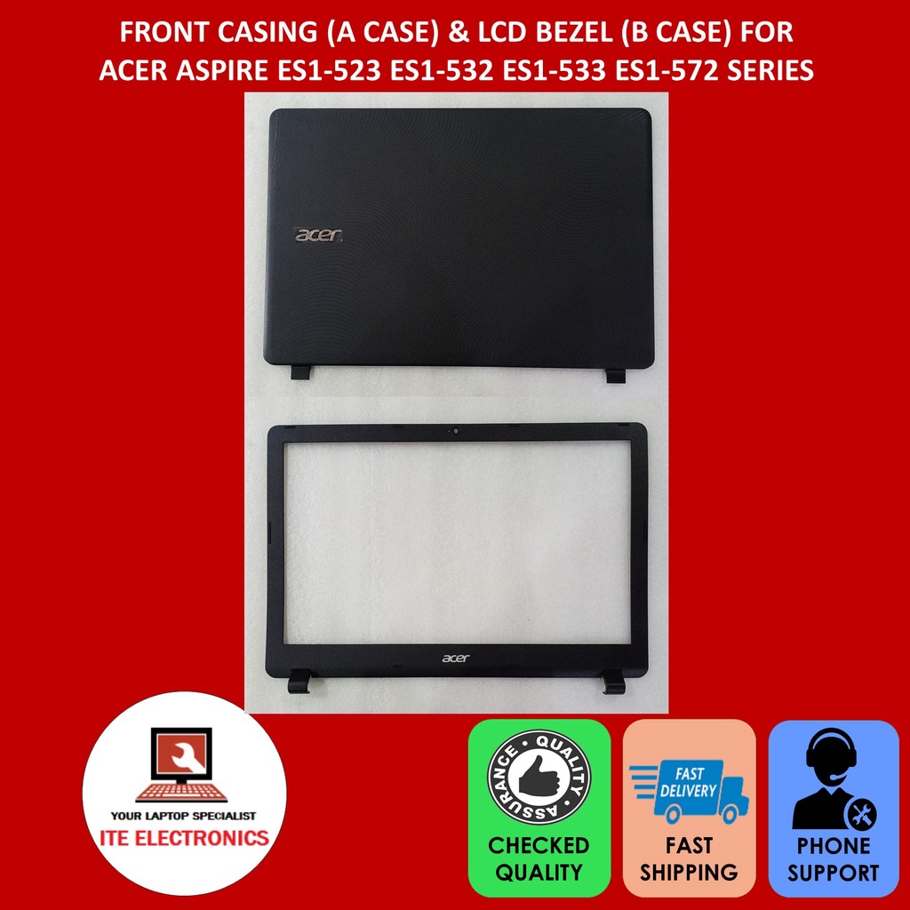 ACER ASPIRE ES1-523 ES1-532 ES1-533 ES1-572 SERIES FRONT CASING A CASE ...