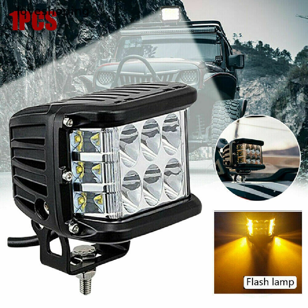[loveshoping] 4Inch Work Side Shooter LED Light Bar Combo Pod White ...