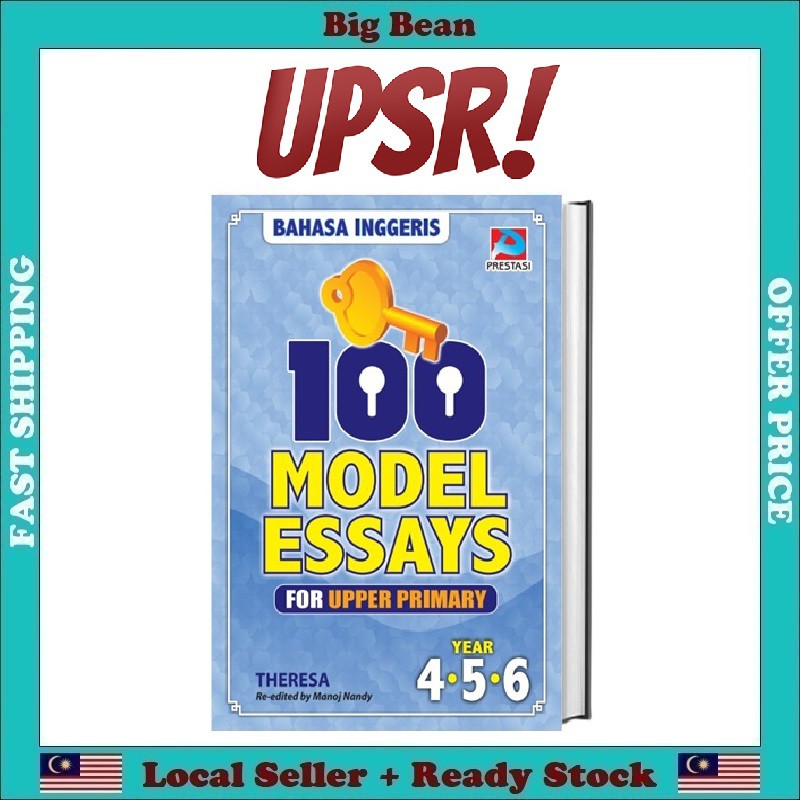 Book 100 Model Essays For Upper Primary UPSR Standard 4, 5 & 6 | Shopee ...